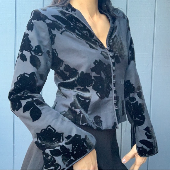 JS Collections | Jackets & Coats | Vintage Js Collections Black Velvet ...